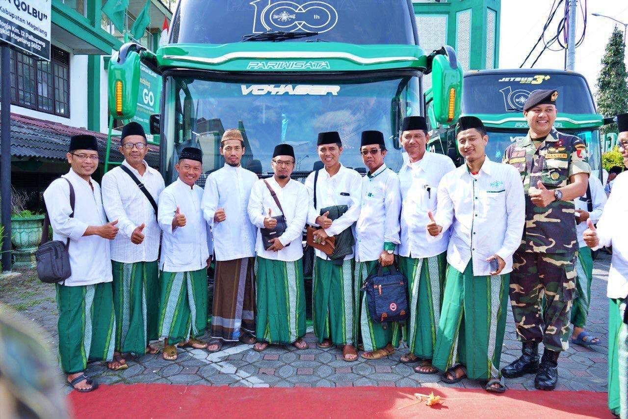 MANTAP !! PCNU Kabupaten Magelang Launching BUS NUGO - BorobudurNews