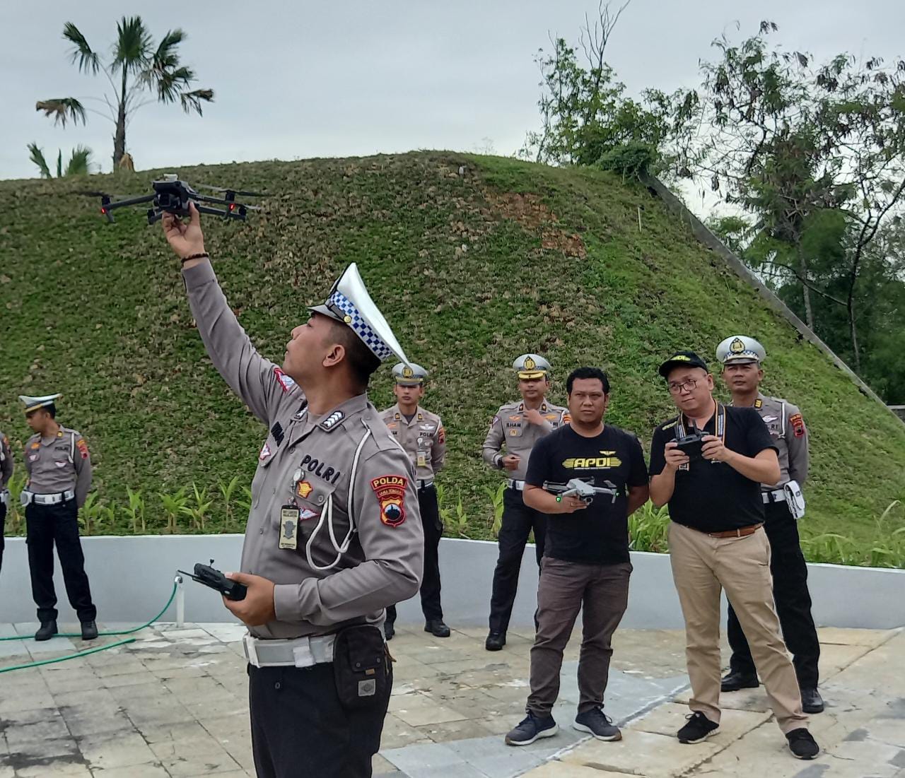 ETLE Drone Mulai Disosialisasikan dan Diuji Coba di Magelang - BorobudurNews