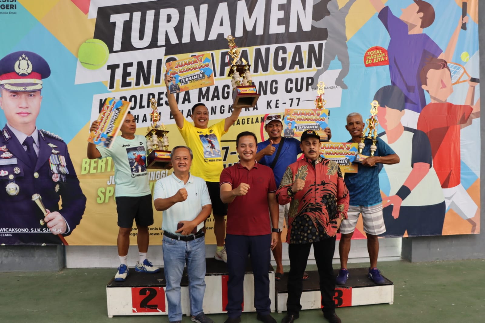 Tim Media Setia Tama A Sabet Juara Pertama, Turnamen Tenis Lapangan ...
