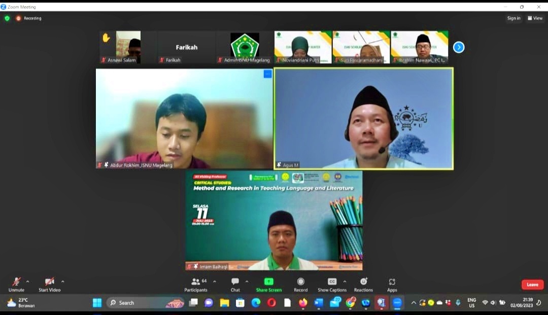 Ikatan Sarjana NU Kabupaten Magelang, Gelar ISNU Scholarship Hunter ...