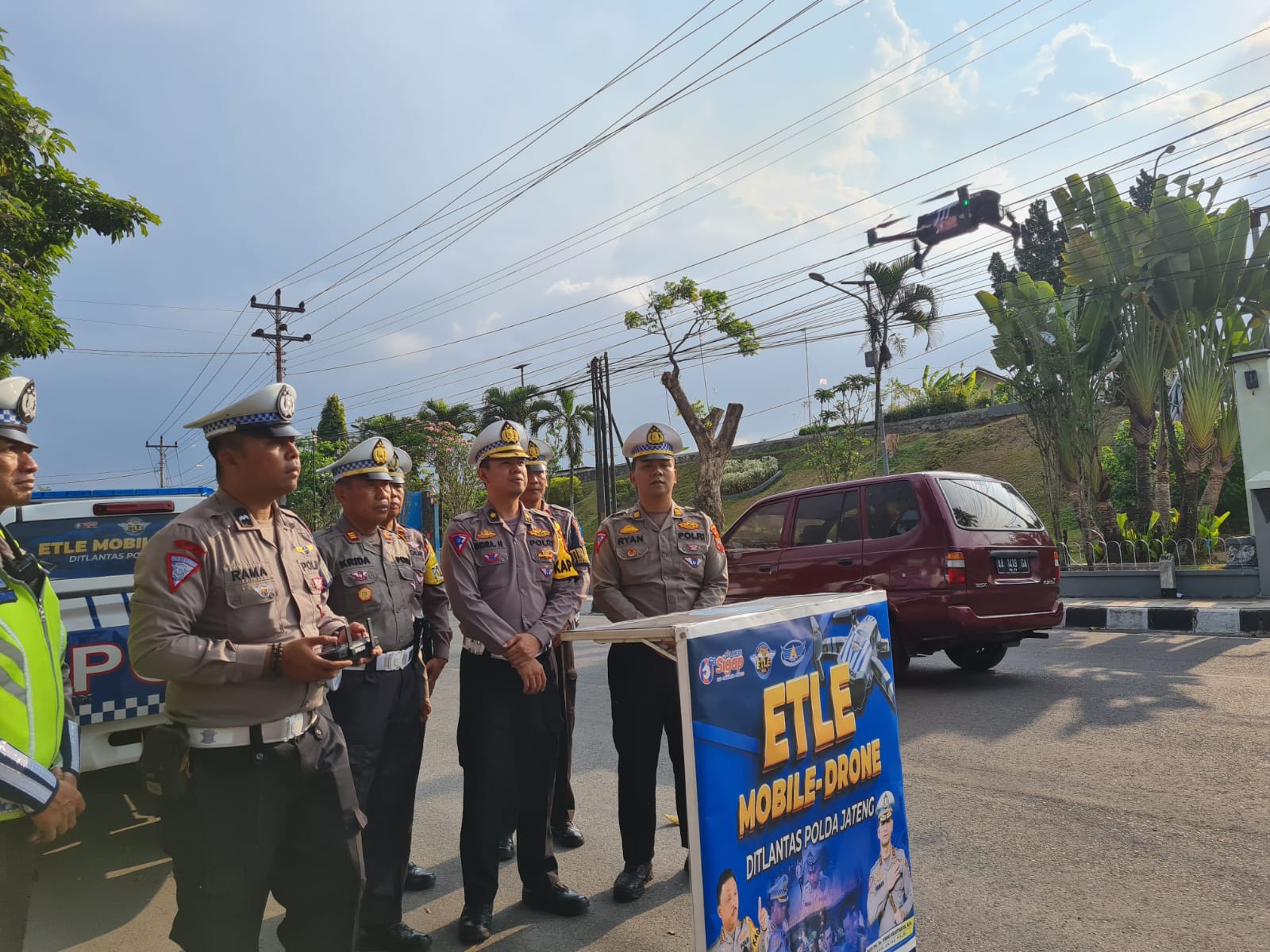 Hanya Dalam 5 Menit, ETLE Drone di Kota Magelang Rekam 15 Pelanggaran Lalu Lintas - BorobudurNews