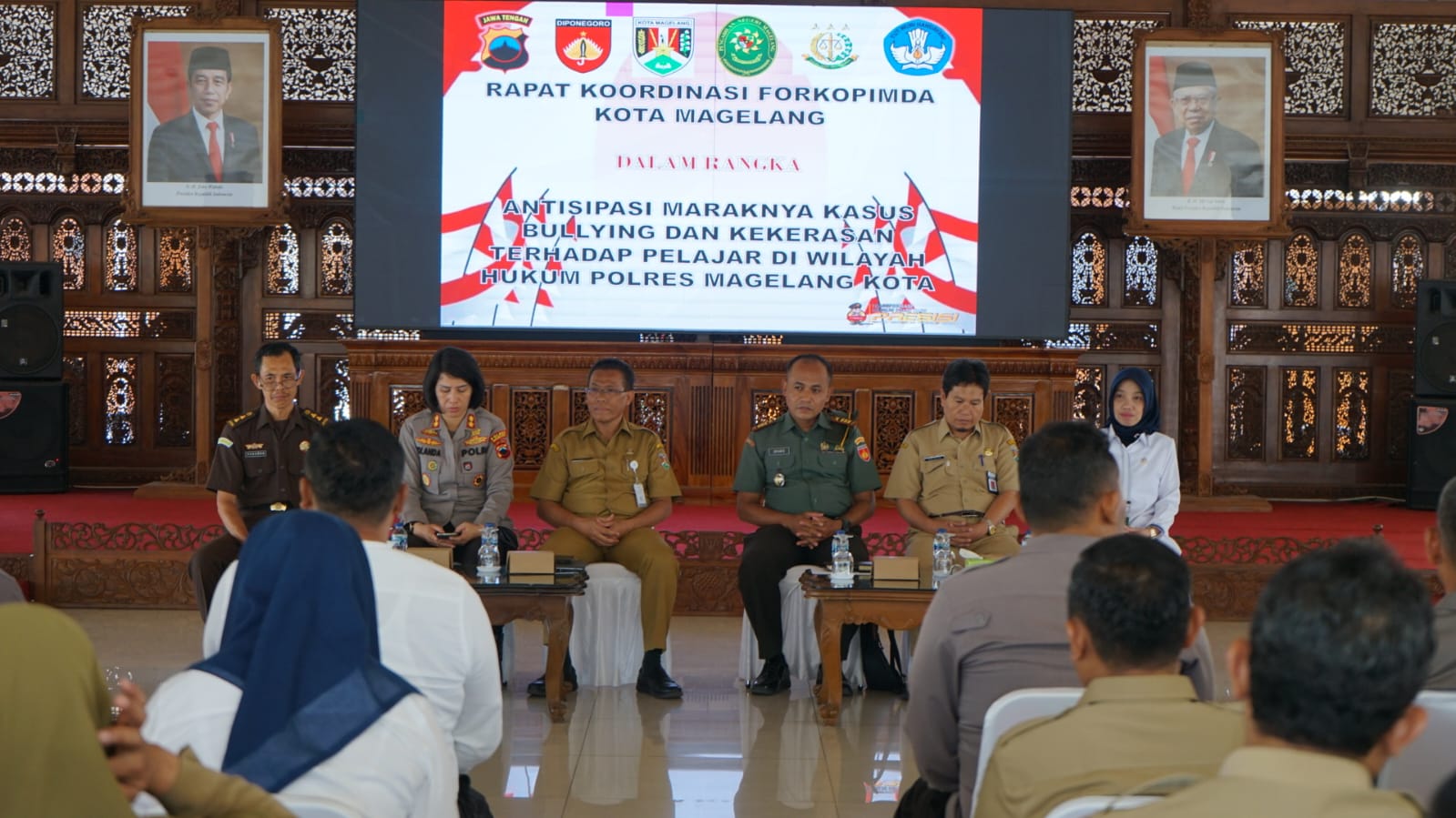 Forkopimda dan Kepala Sekolah Se-Kota Magelang Gelar Rakor Cegah Kasus Perundungan di Kalangan ...