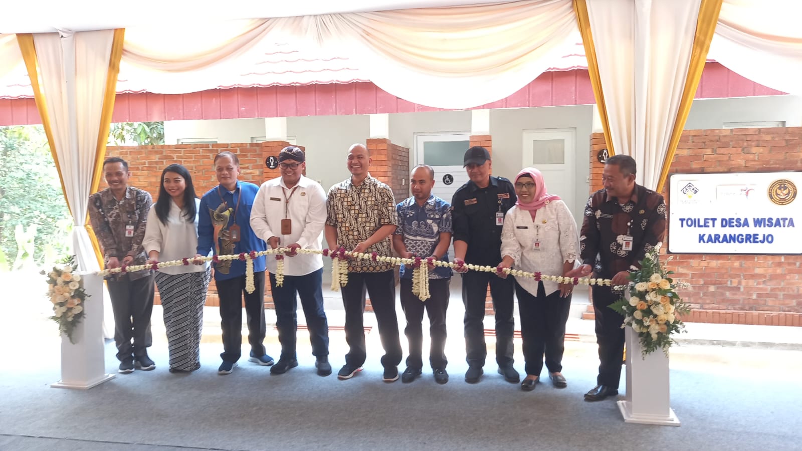 Dukung DPSP Borobudur, BOB Bangun Toilet di 3 Desa Wisata - BorobudurNews