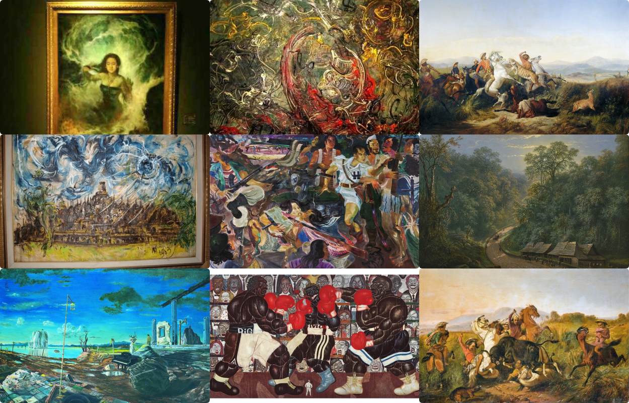 11 Lukisan Karya Seniman Indonesia yang Mendunia, Diantaranya Ada di ...