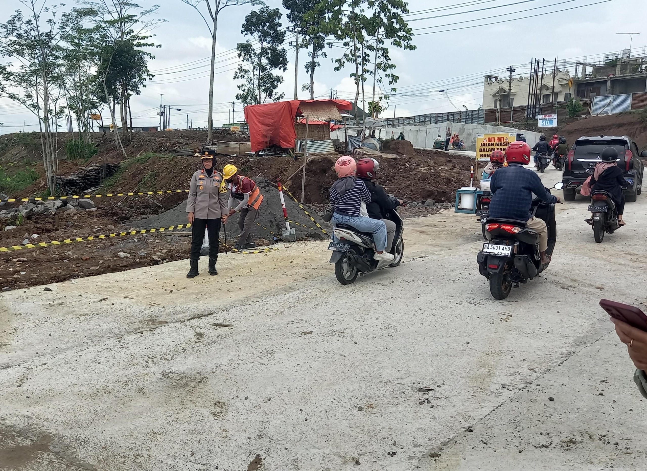 Uji Coba Jalan Baru Proyek Flyover Canguk Magelang - BorobudurNews