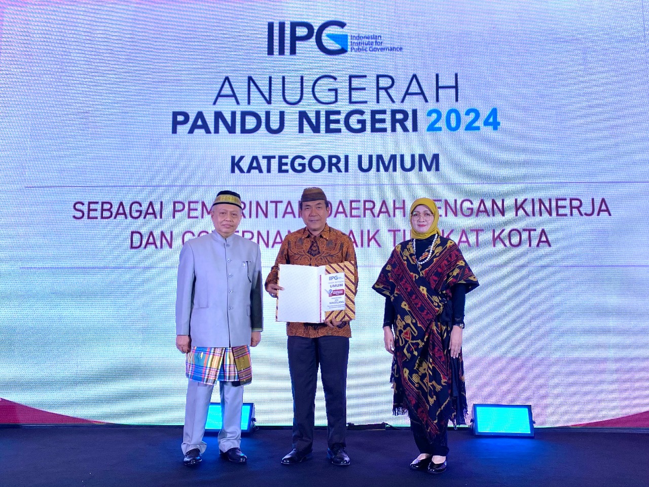 Anugerah Pandu Negeri 2024, Kota Magelang Raih Predikat Pemda dengan Kinerja Baik - BorobudurNews