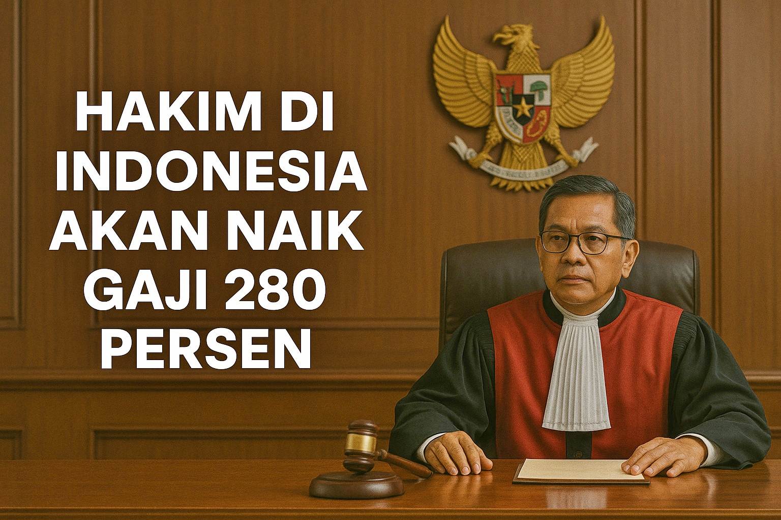 Presiden Prabowo Umumkan Kenaikan Gaji Hakim hingga 280 Persen - BorobudurNews